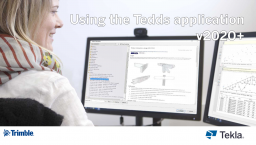First steps with Tekla Tedds